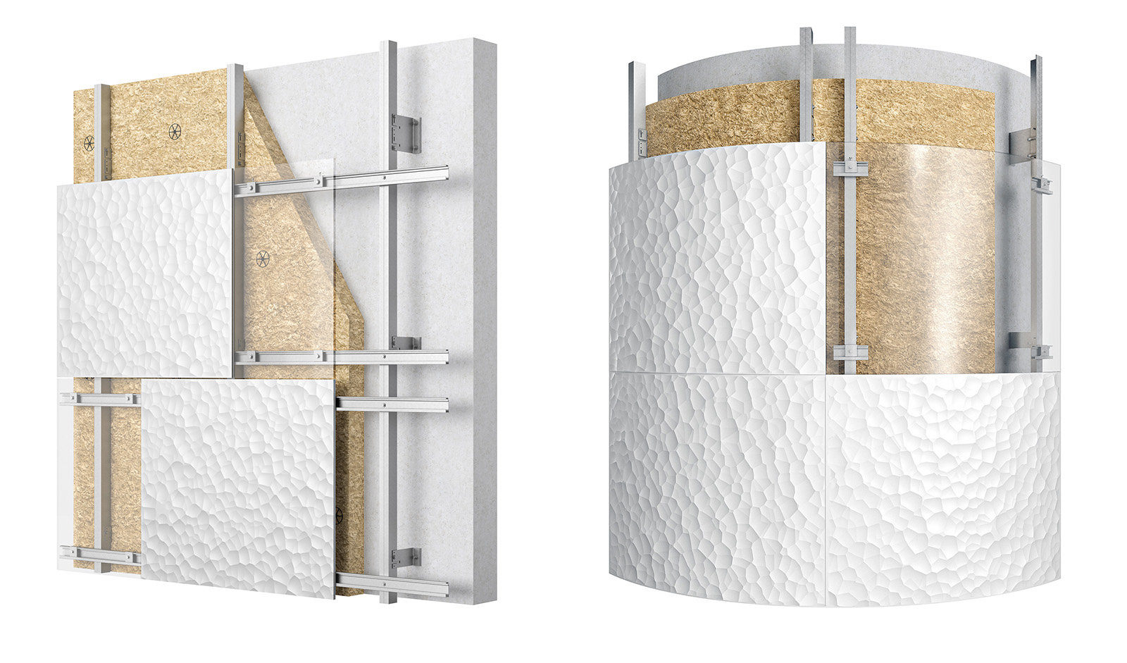 Parement de Façade CAREA - Bardage ITE (Isolation Thermique Extérieur)