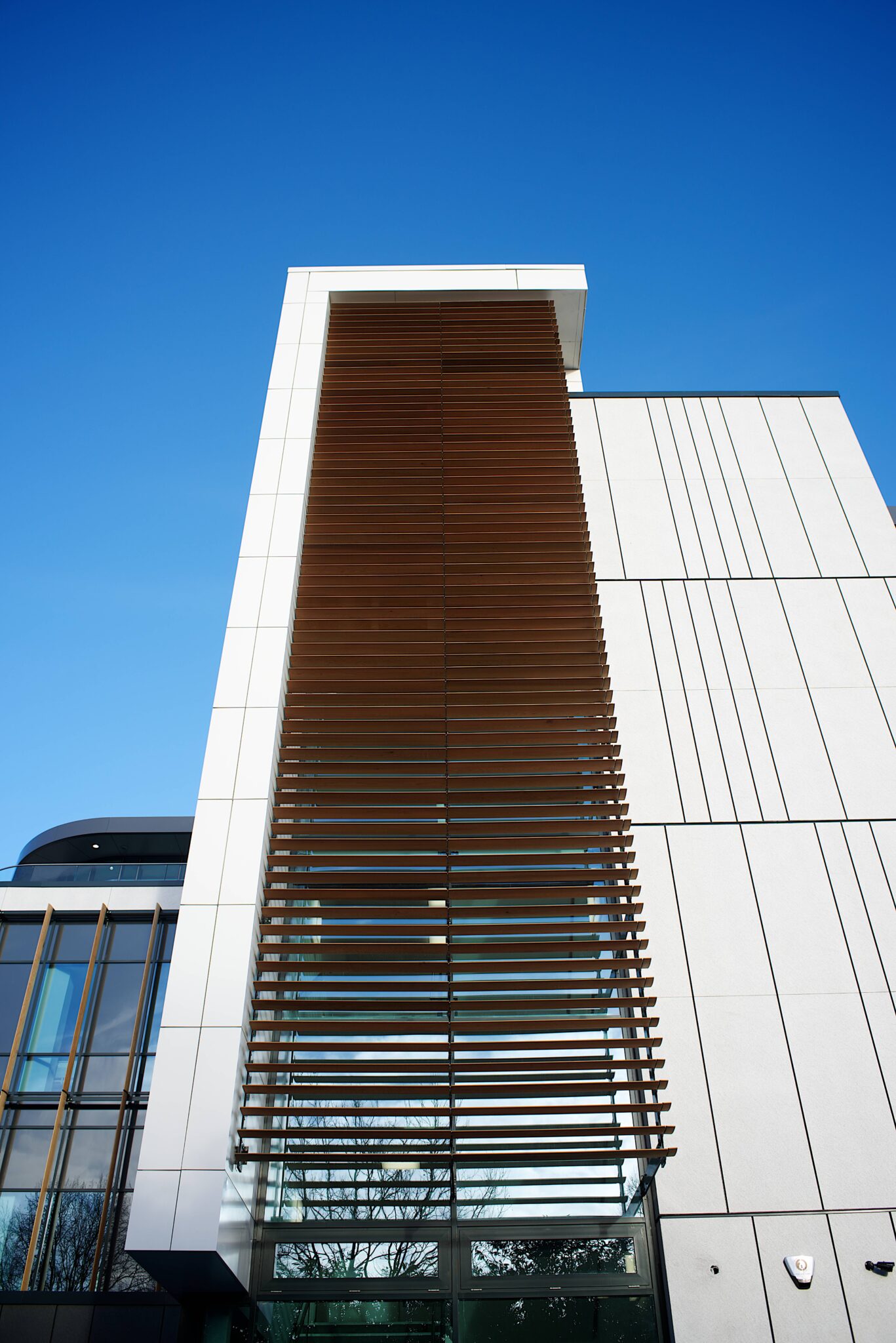 Façade Spire Hospital, Manchester (UK), bardage avec ossature (BAO ...
